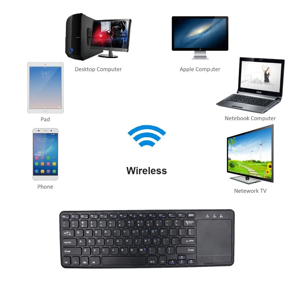 Black bluetooth wireless keyboard for apple | Mouse Manufacturers