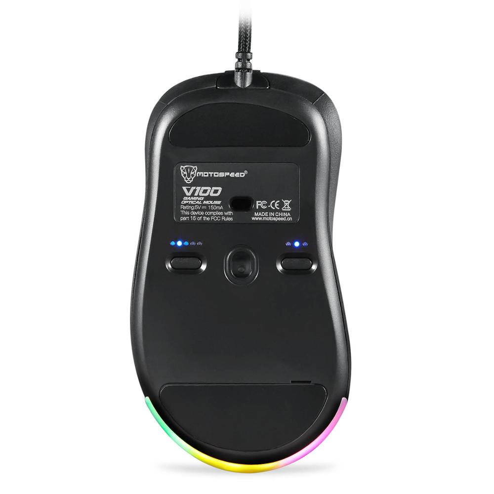 Ergonomic mechanical optical wired mouse