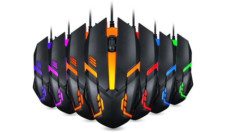 Wired optical pc gaming gamer mouse